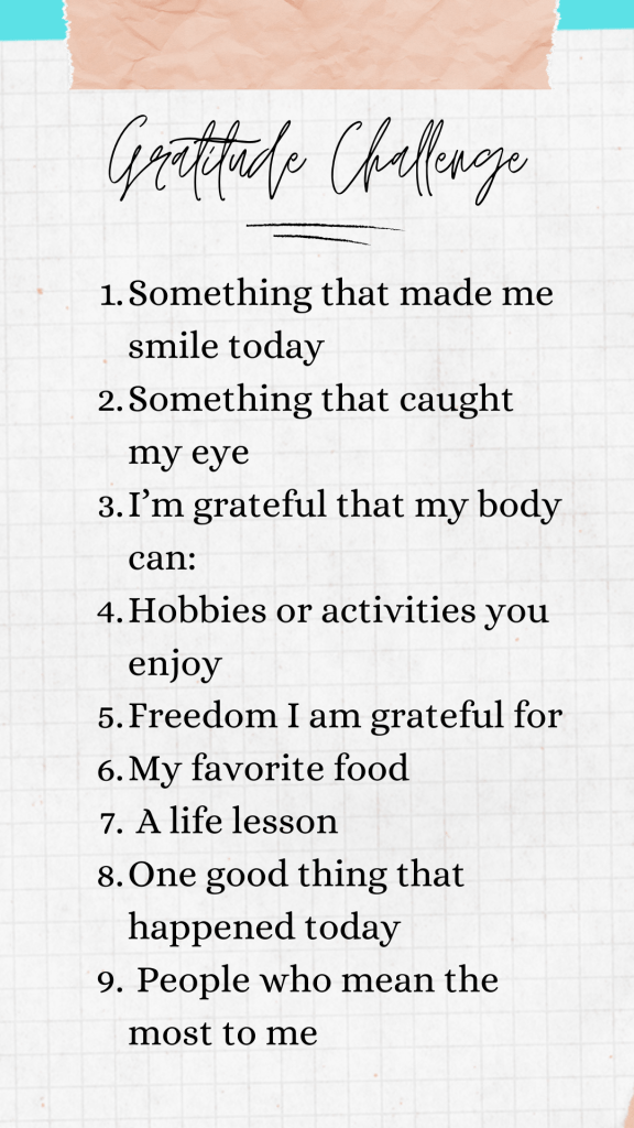 21 Day Gratitude Challenge – Becsea